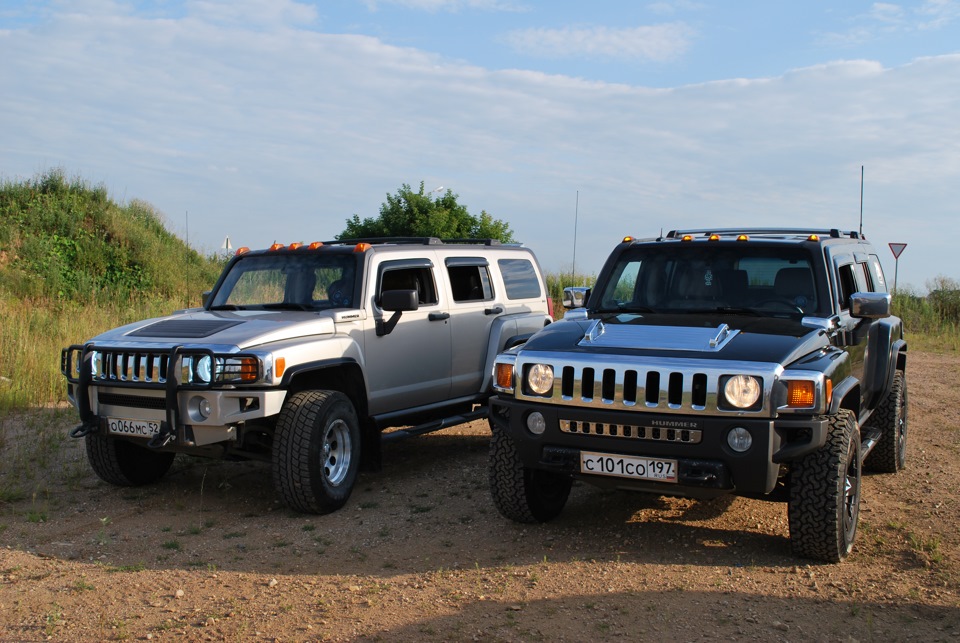 Немного покатались с Fivish'ем — Hummer H3, 5,3 л, 2005 года ...