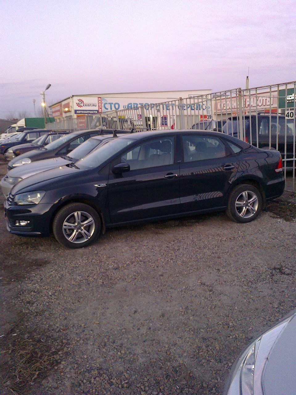 Литые диски КиК борелли-оригинал (black platinum) — Volkswagen Polo ...