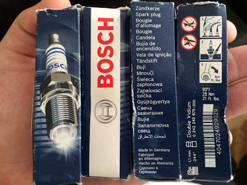 0242240675 Свеча зажигания BOSCH | Запчасти на DRIVE2