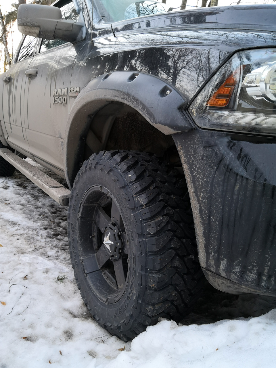 Переобулся на toyo open country mt, первые сравнения с Cooper STT pro ...