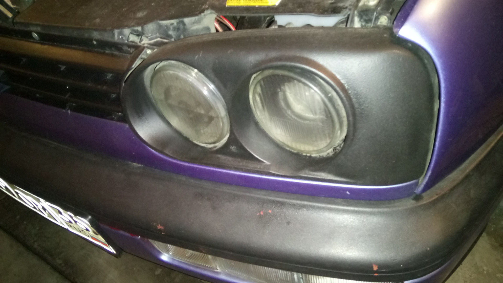 Hella dual round — Volkswagen Golf Mk3, 2 л, 1992 года | стайлинг | DRIVE2