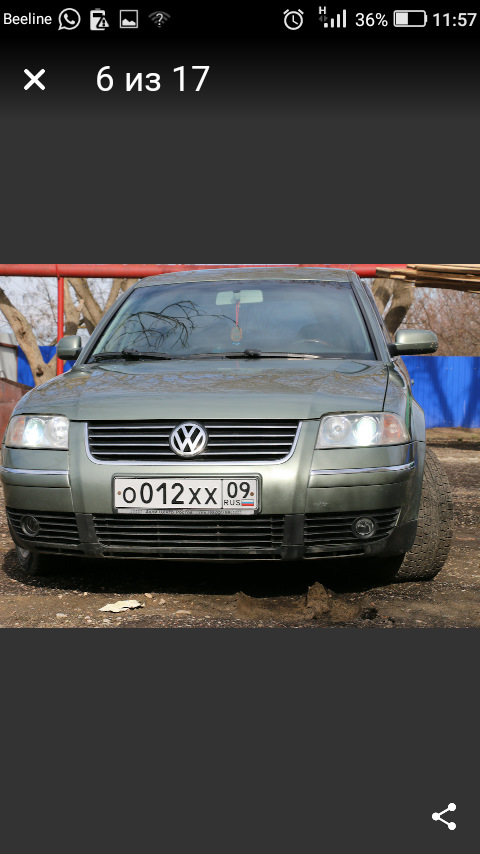 Установка новой решетки радиатора (без значка) — Volkswagen Passat B5, 1,8 л, 2002 года ...