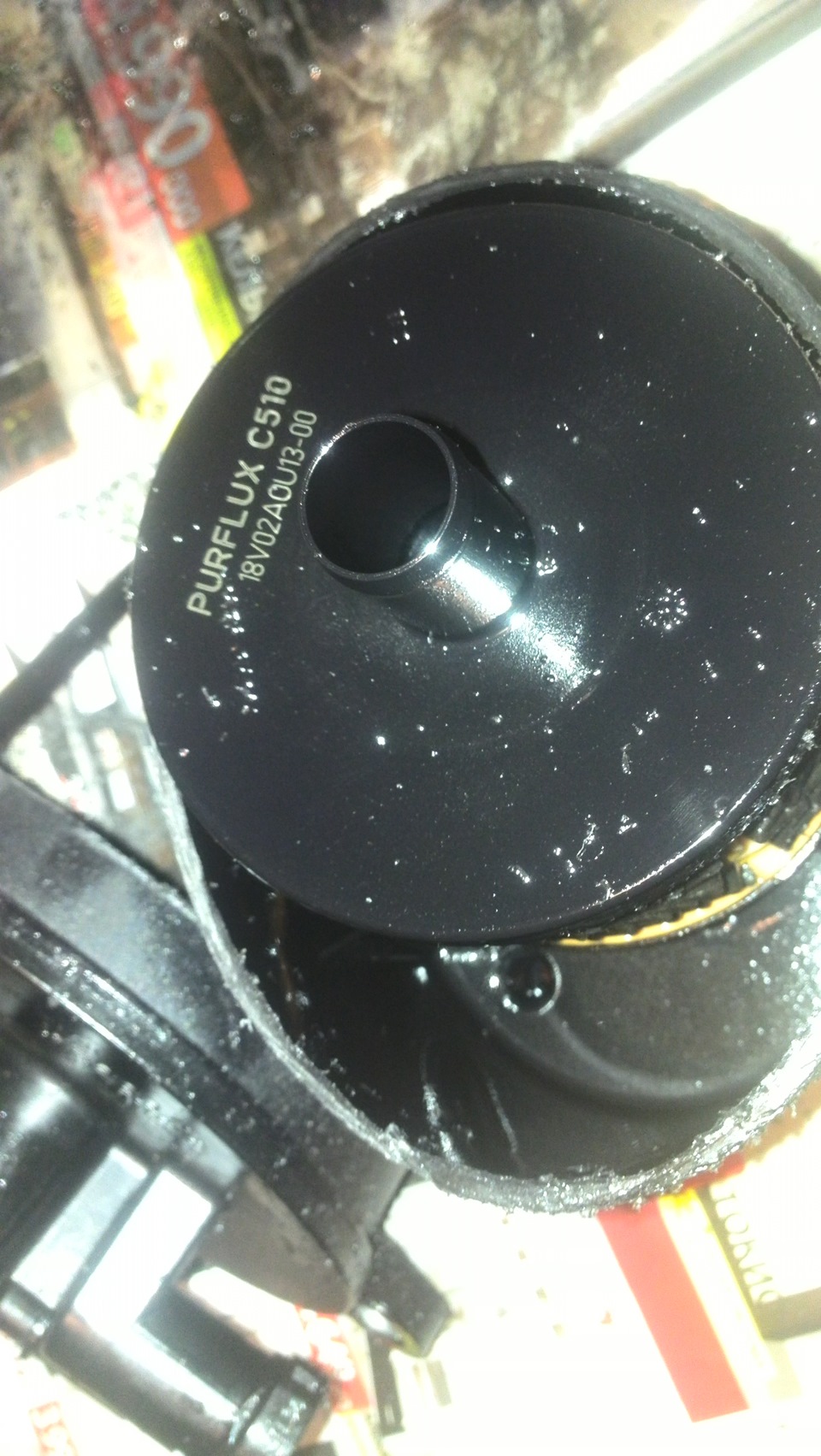 Вскрытие топливного фильтра Mann WK12001 — Citroen C5 (2G), 2,2 л, 2010 ...