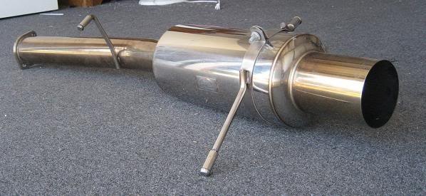 Лютый выхлоп APS 3.5" — Subaru Impreza WRX STI (GD), 2 л, 2006 года ...