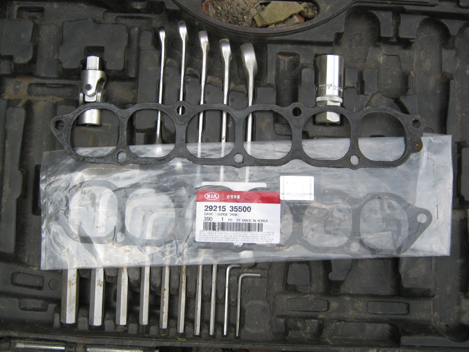 2921535500 ПРОКЛАДКА ВПУСКНОГО КОЛЛЕКТОРА KIA HYUNDAI | Запчасти на DRIVE2