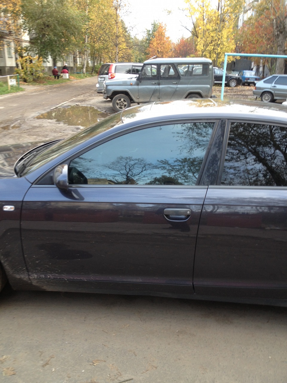 темные стекла — Audi A6 (C6), 3 л, 2005 года | стайлинг | DRIVE2