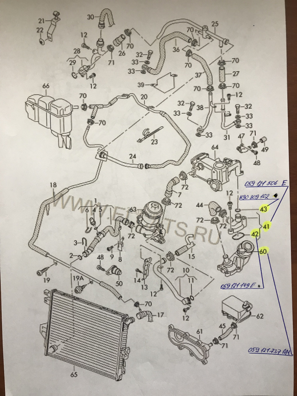 Часть 1 — Разборка. Устранение течи антифриза в развале двигателя CRCA ...