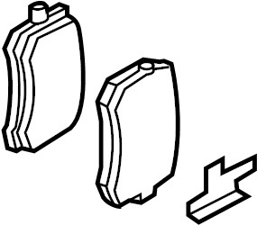 3AA698451B Комплект тормозных колодок, дисковый тормоз VAG | Запчасти ...