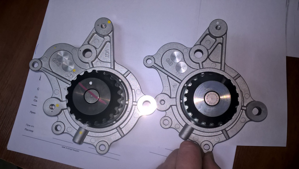 Насос водяной помпа Santa Fe 1 2510027000 и 2510027400.В чем отличие? я ...