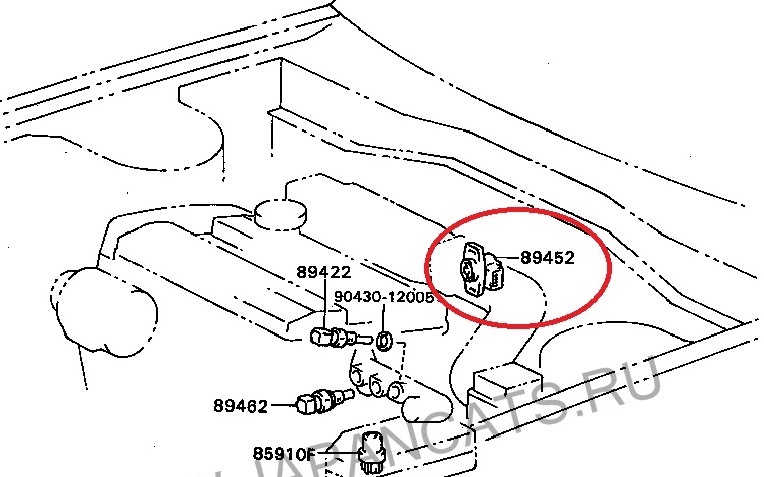КУПИЛ датчик положения Дроссельной заслонки. — Toyota Celica (160), 2 л ...