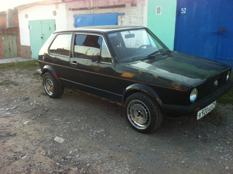 Ronal turbo — Volkswagen Golf Mk1, 1,8 л., 1975 года | колёсные диски ...