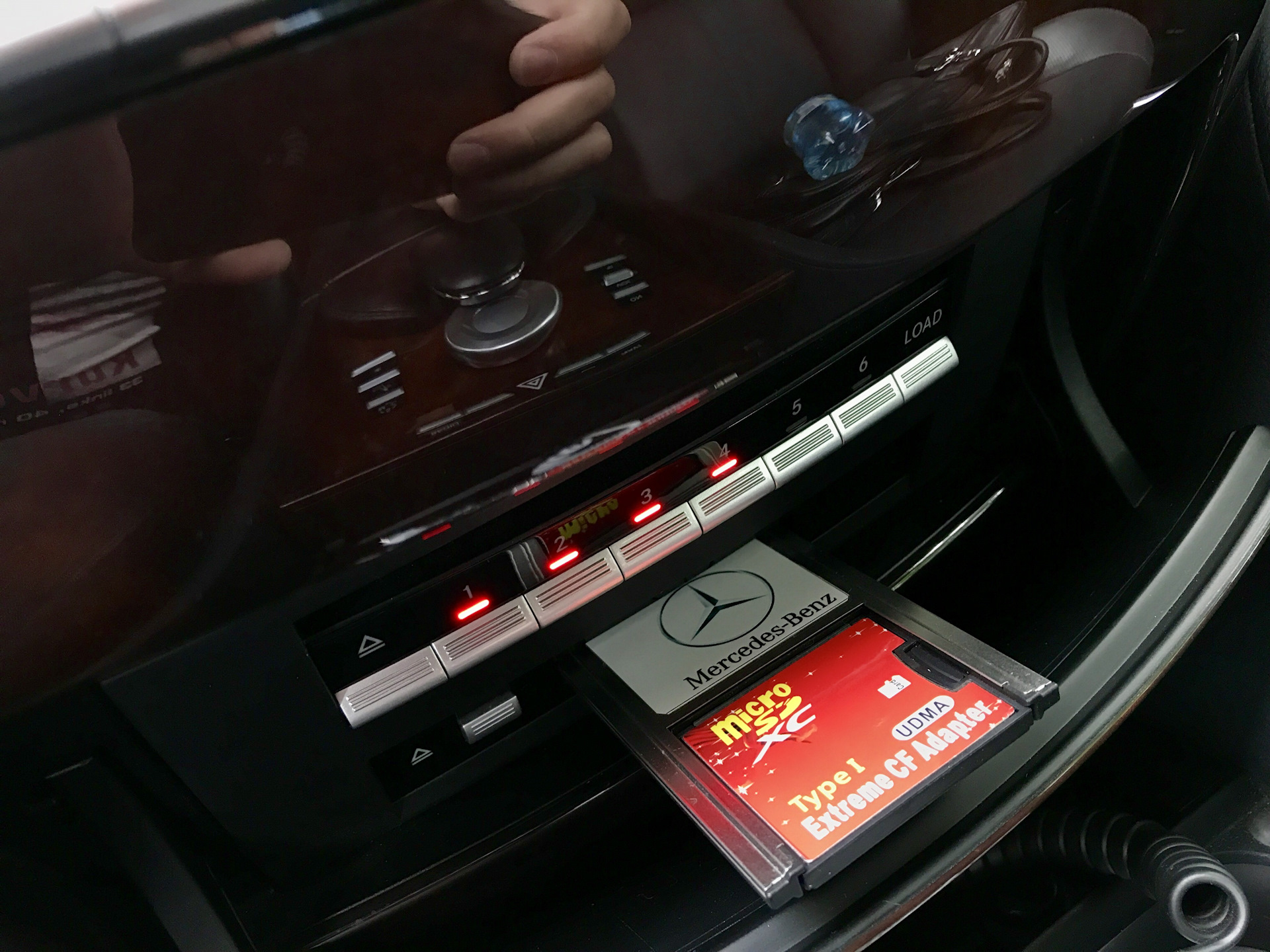 MP3 PCMCIA найден, наслаждаемся — Mercedes-Benz CL-class (C216), 5 л ...