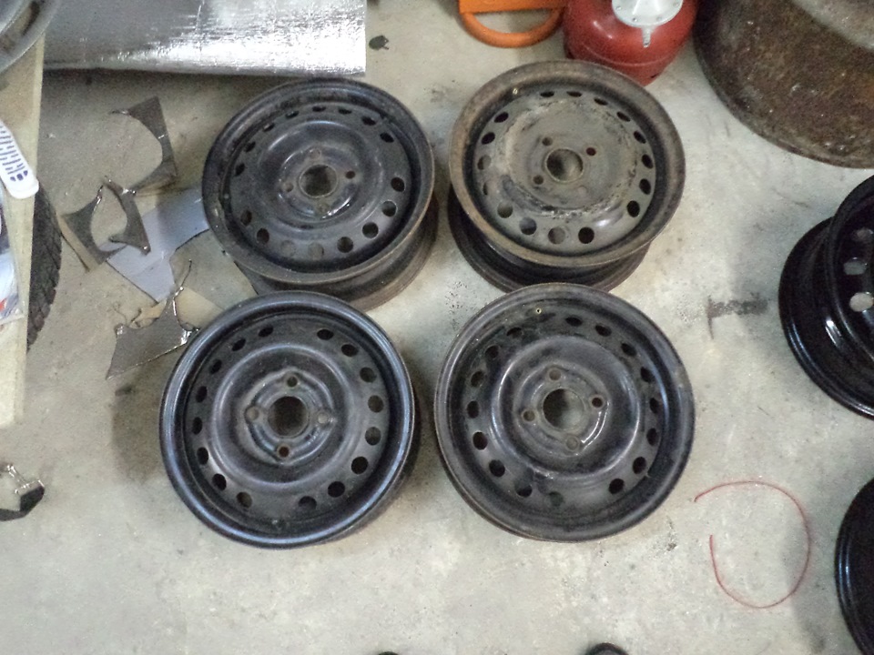 Продаю диски R-13 4-100 с lanosa — Hyundai Accent (2G), 1,3 л, 2003 ...