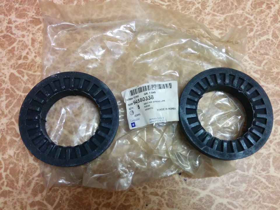 94580338 Прокладка пружины DAEWOO MATIZ задняя верхняя GM | Запчасти на ...