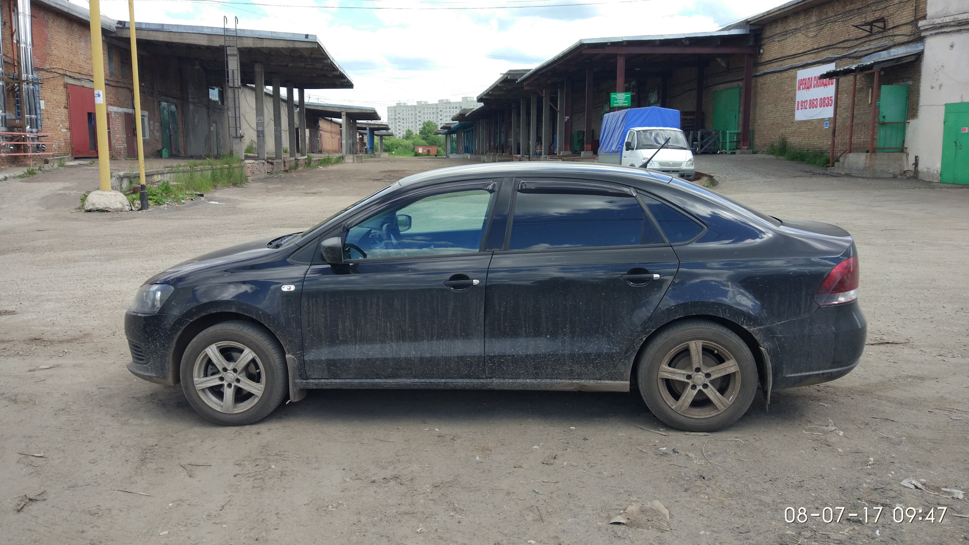 ТО-3 + Замена задних пружин от Kayaba (Germany) — Volkswagen Polo Sedan ...