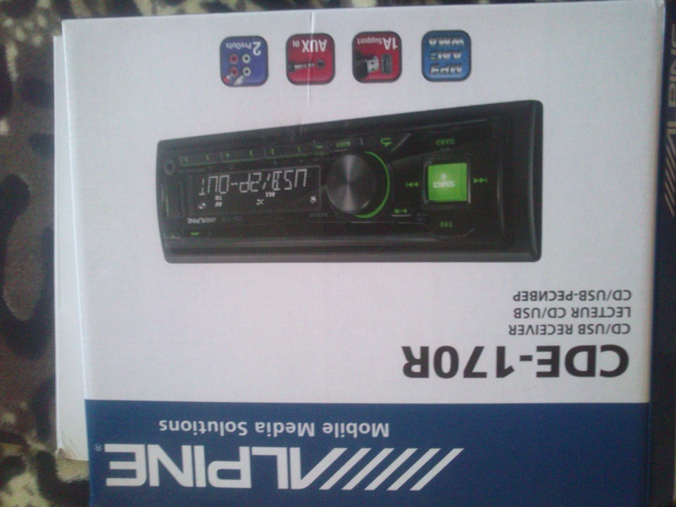 Alpine CDE-170R — Lada 21099, 1,5 л, 2001 года | тюнинг | DRIVE2