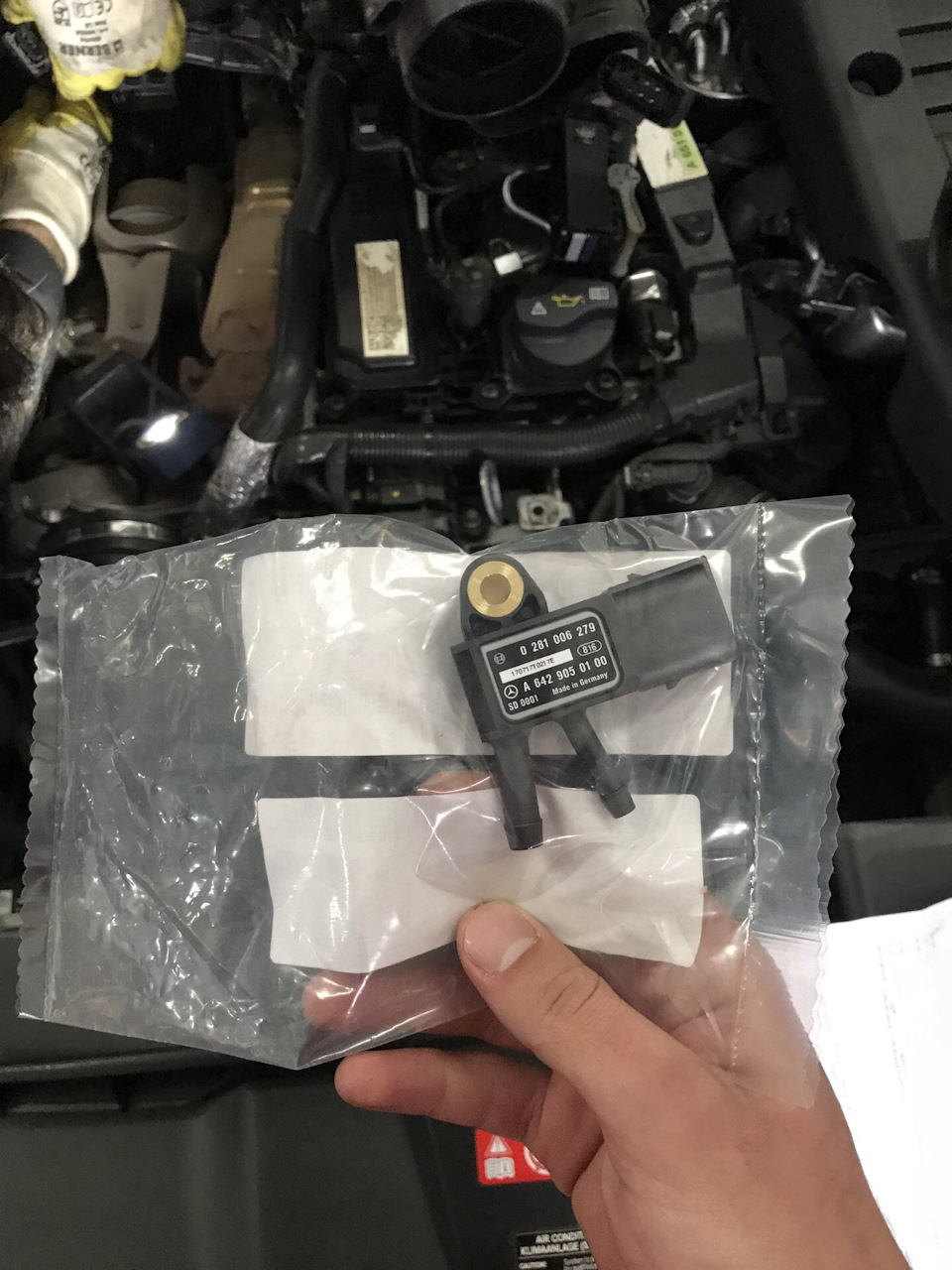 A6429050100 Датчик давления катализатора дифференциа Mercedes ...