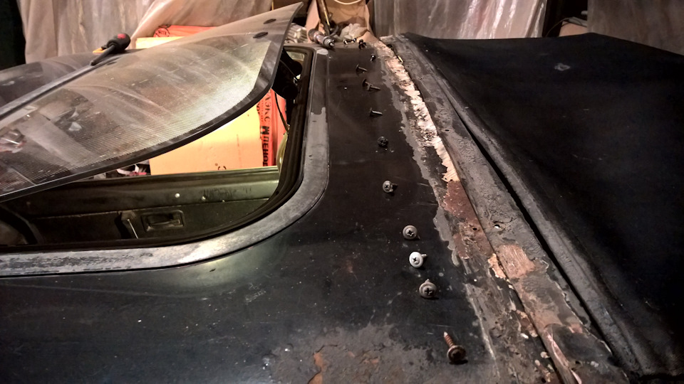 осмтотр крыши и интересная находка — Lada Samara Fun, 1,5 л, 1991 года ...