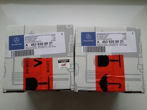 #4 Замена фонаря указателя поворота 4638200021 — Mercedes-Benz G-Class ...
