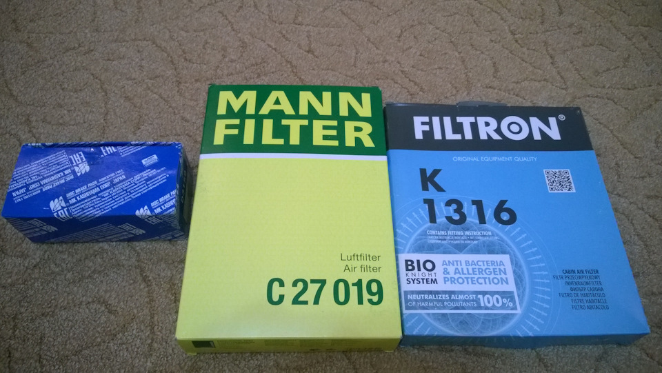 Фильтра и колодки — Mazda 6 (3G) GJ, 2 л, 2013 года | расходники | DRIVE2