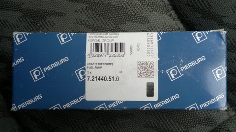 721440510 Бензонасос электрический PIERBURG | Запчасти на DRIVE2