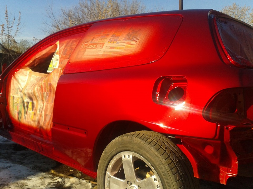 Candy Red Honda Civic — Сообщество «Candy Cars» на DRIVE2