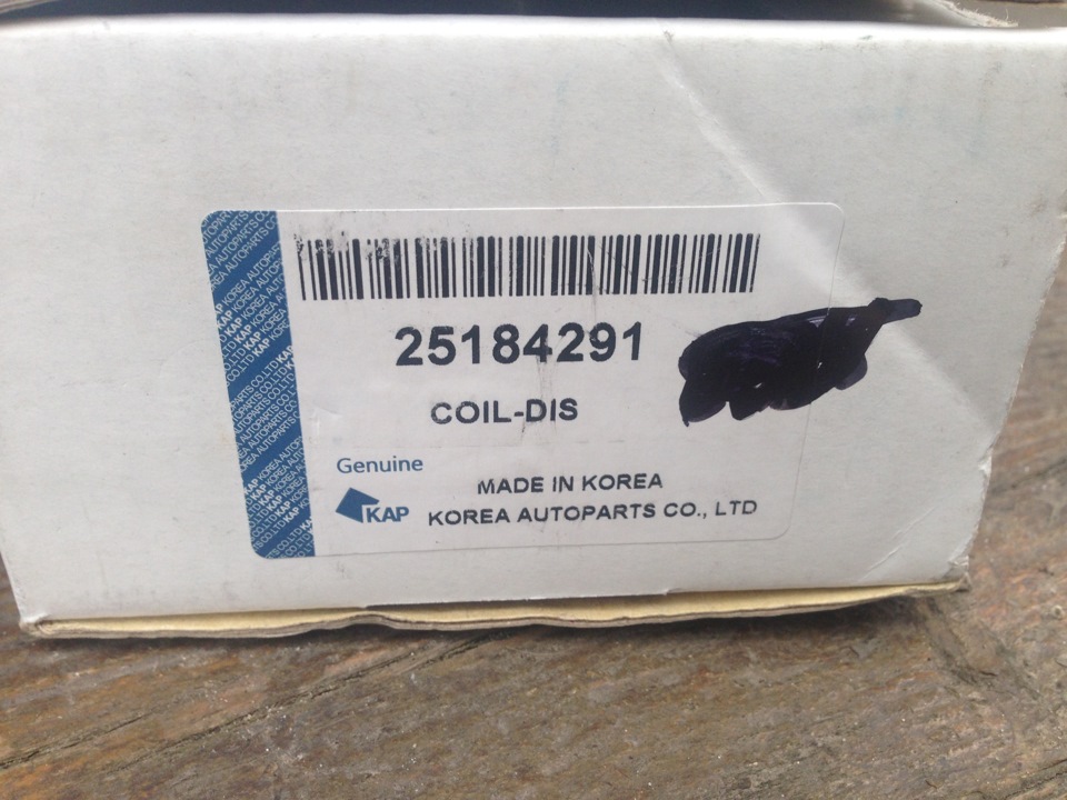 25184291 Катушка зажигания 48070 GM | Запчасти на DRIVE2