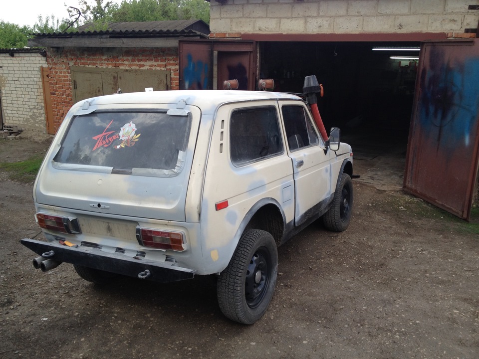 Готовимся к покраске часть 2 — Lada 4x4 3D, 1,6 л, 1988 года | кузовной ...