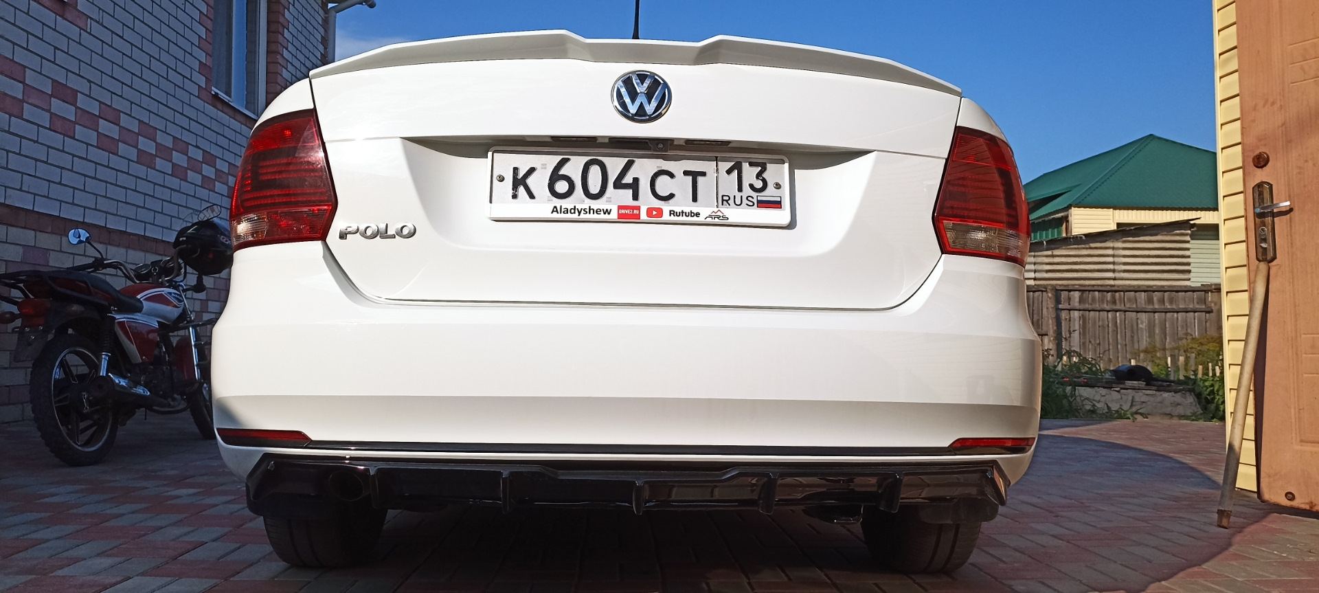 Стайлинг от BSM Team. Диффузор. Тема 4я. — Volkswagen Polo Sedan, 1,6 л ...