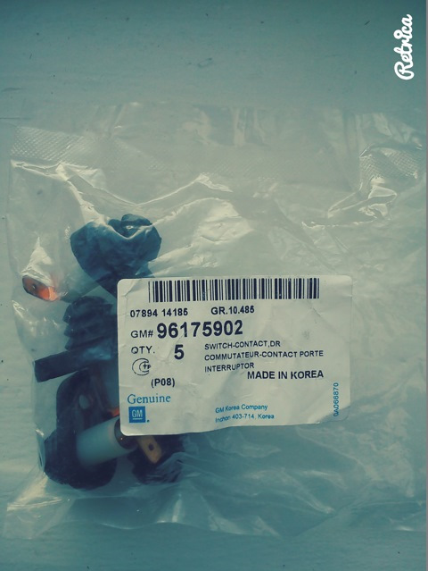 96175902 Кнопка сигнала откр. двери (концевик)(Nexia) OSM GM | Запчасти ...