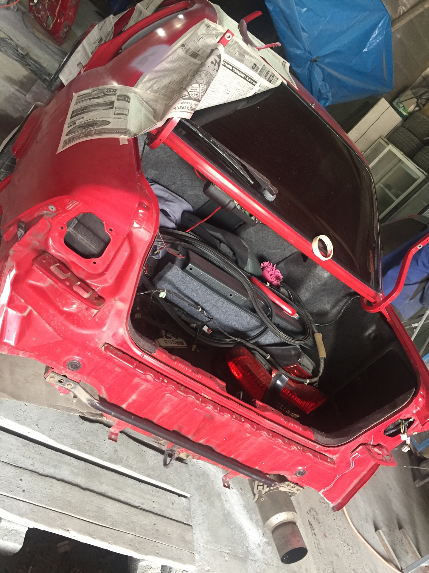 Подготовка к покраске — Honda Accord Euro-R (CL1), 2,2 л, 2000 года ...