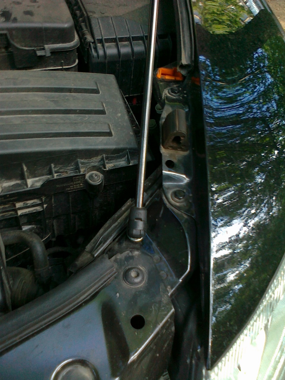 Амортизатор капота — Skoda Octavia A5 Mk2, 1,8 л, 2012 года ...