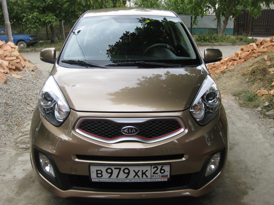 Наконец-то помыла свою Конфетку! — KIA Picanto (2G), 1,2 л, 2011 года | мойка | DRIVE2