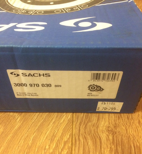 3000970030 Сцепление, комплект SACHS | Запчасти на DRIVE2