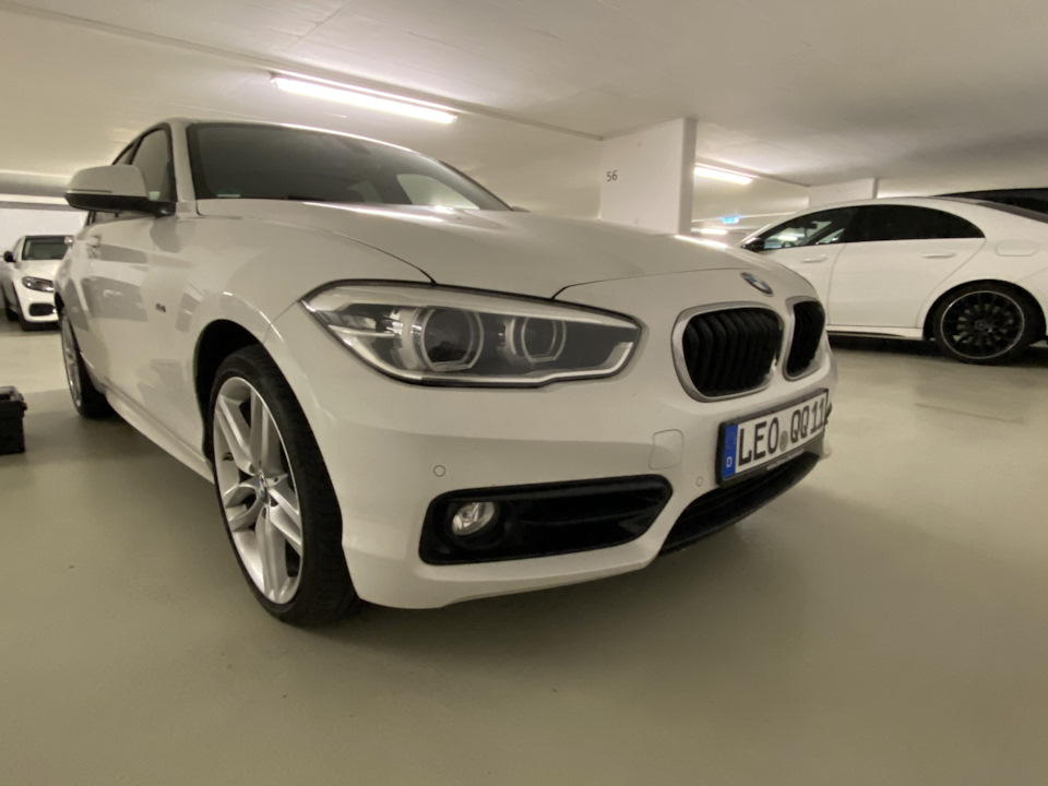 М-обвес — часть 3 — передний бампер — BMW 1 series (F20), 2 л, 2016 ...