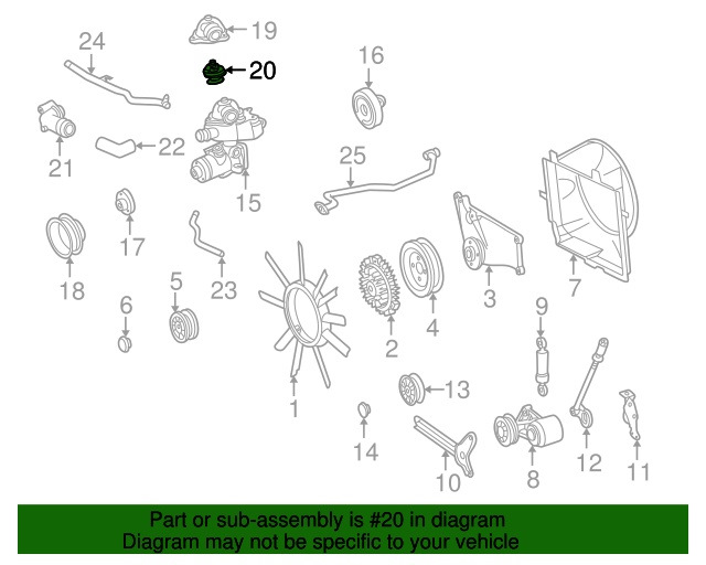A1102000515 Термостат Mercedes | Запчасти на DRIVE2
