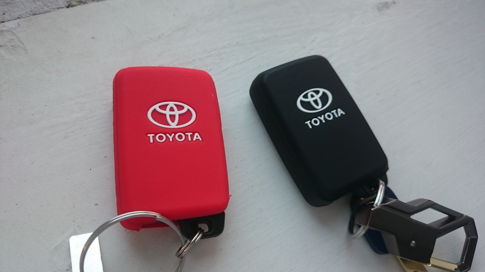 Прикольные силиконовые чехлы на ключи — Toyota Corolla (140/150), 1,6 л ...
