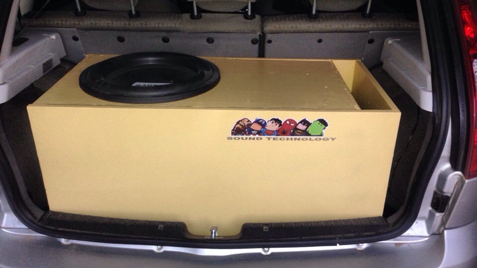 Ural as-d12.3 в 2Ом от Kicx QS-1.350 — Lada Калина Хэтчбек (1G), 1,6 л, 2012 года | автозвук ...