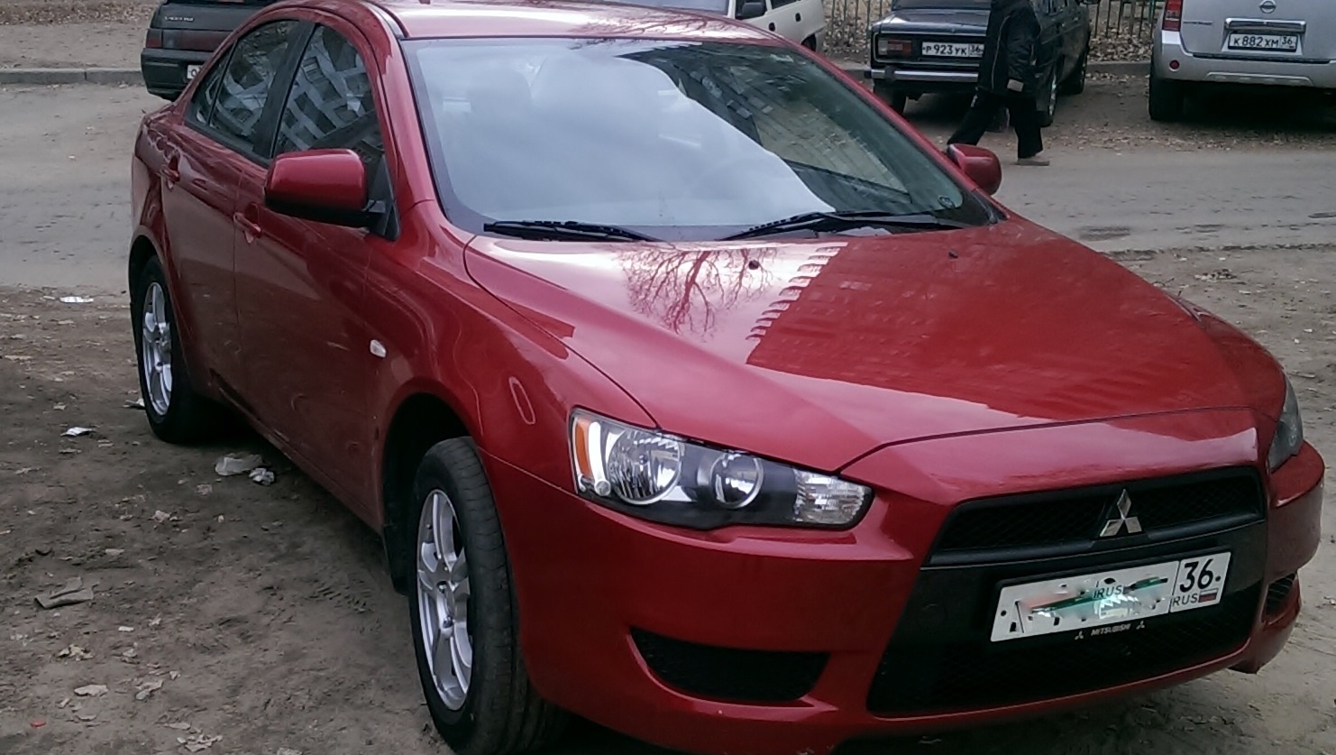 Mitsubishi Lancer X 1.5 бензиновый 2008 | 1.5 АТ Red Bull на DRIVE2