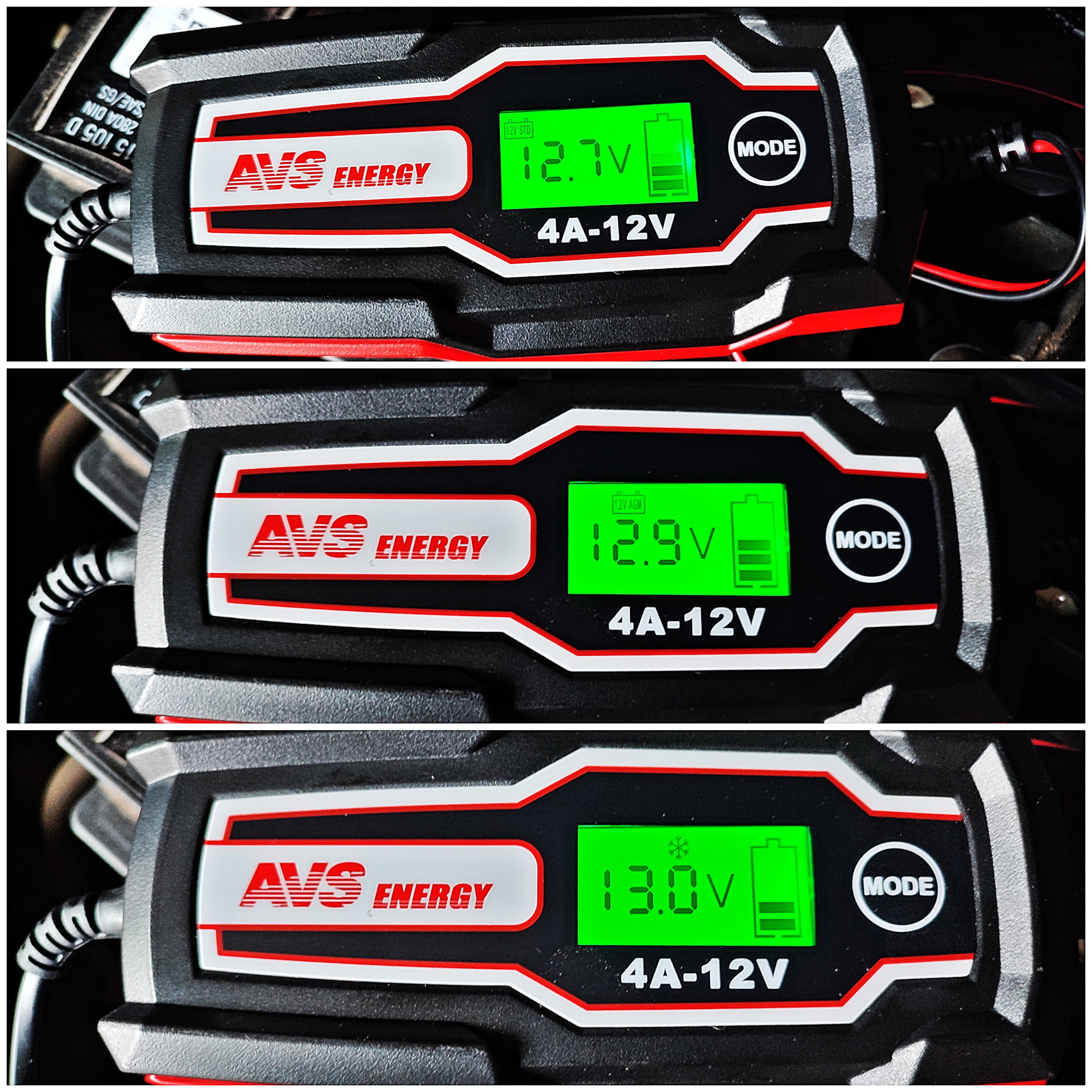 Зарядные устройства для АКБ — AVS BT-4S и AVS BT-2S — AVS на DRIVE2