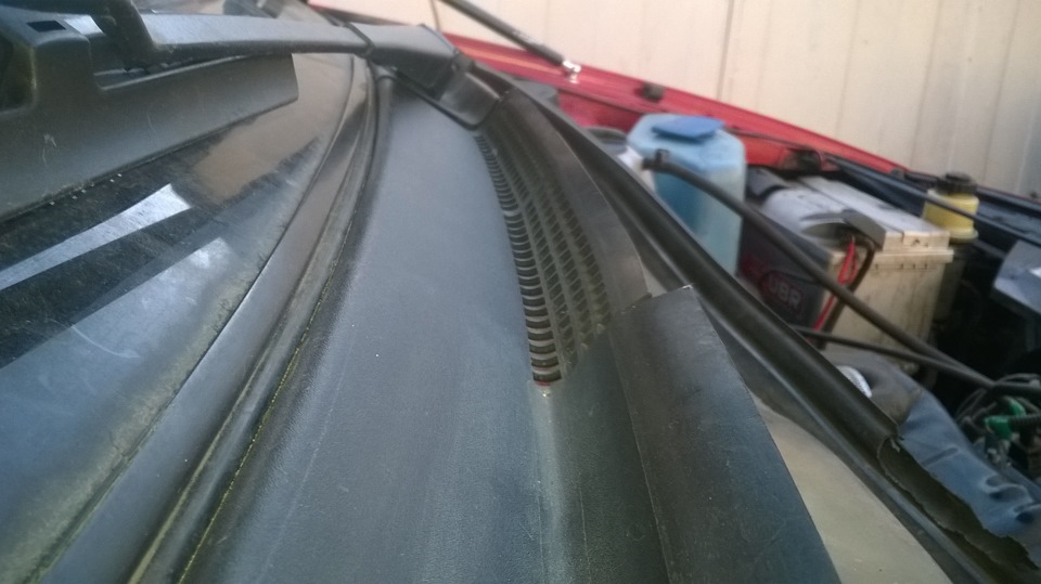 Накладки на дворники и решеточка от Б4 — Volkswagen Passat Variant (B3 ...