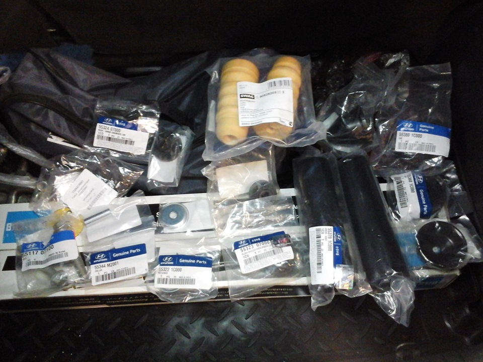 Замена задних амортизаторов. — Hyundai Getz, 1,4 л, 2008 года ...