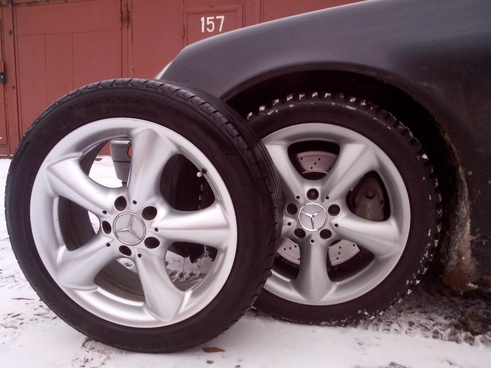 Обновил зимние диски — Mercedes-Benz C-Class (W203), 1,8 л, 2004 года ...