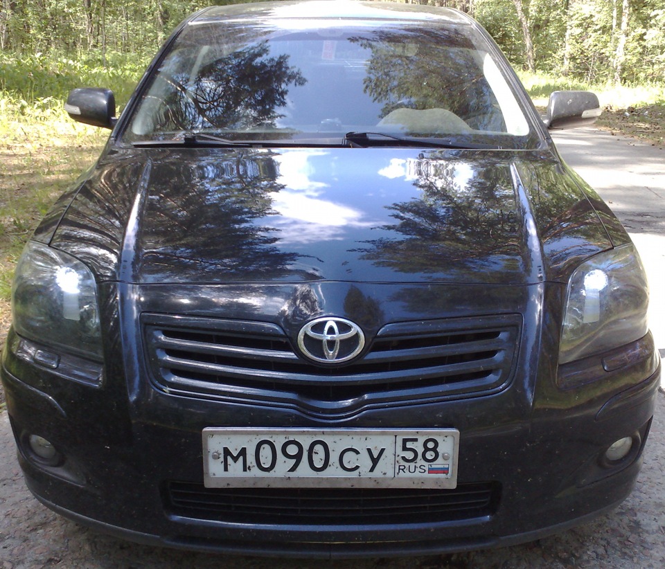 это мой новый вариант ДХО — Toyota Avensis II, 1,8 л, 2006 года ...