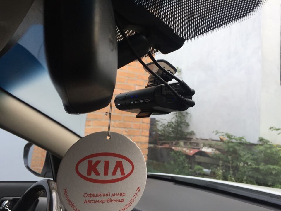 Установка регистратора Unicorn Bulls-I ETK-B2400 WiFi — KIA Optima (3G), 2 л, 2012 года ...