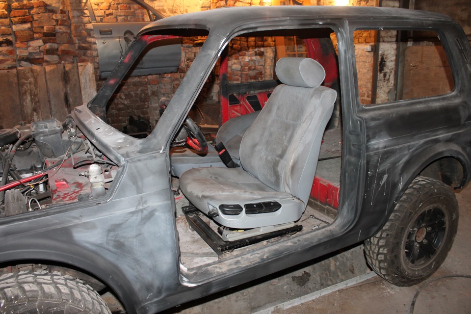 Сиденья — БМВ е39 трань — на другие не сяду! — Lada 4x4 3D, 1,6 л, 1997 ...
