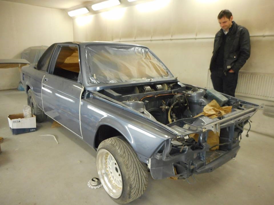 Paint works. — BMW 3 series Convertible (E21), 2 л, 1981 года ...