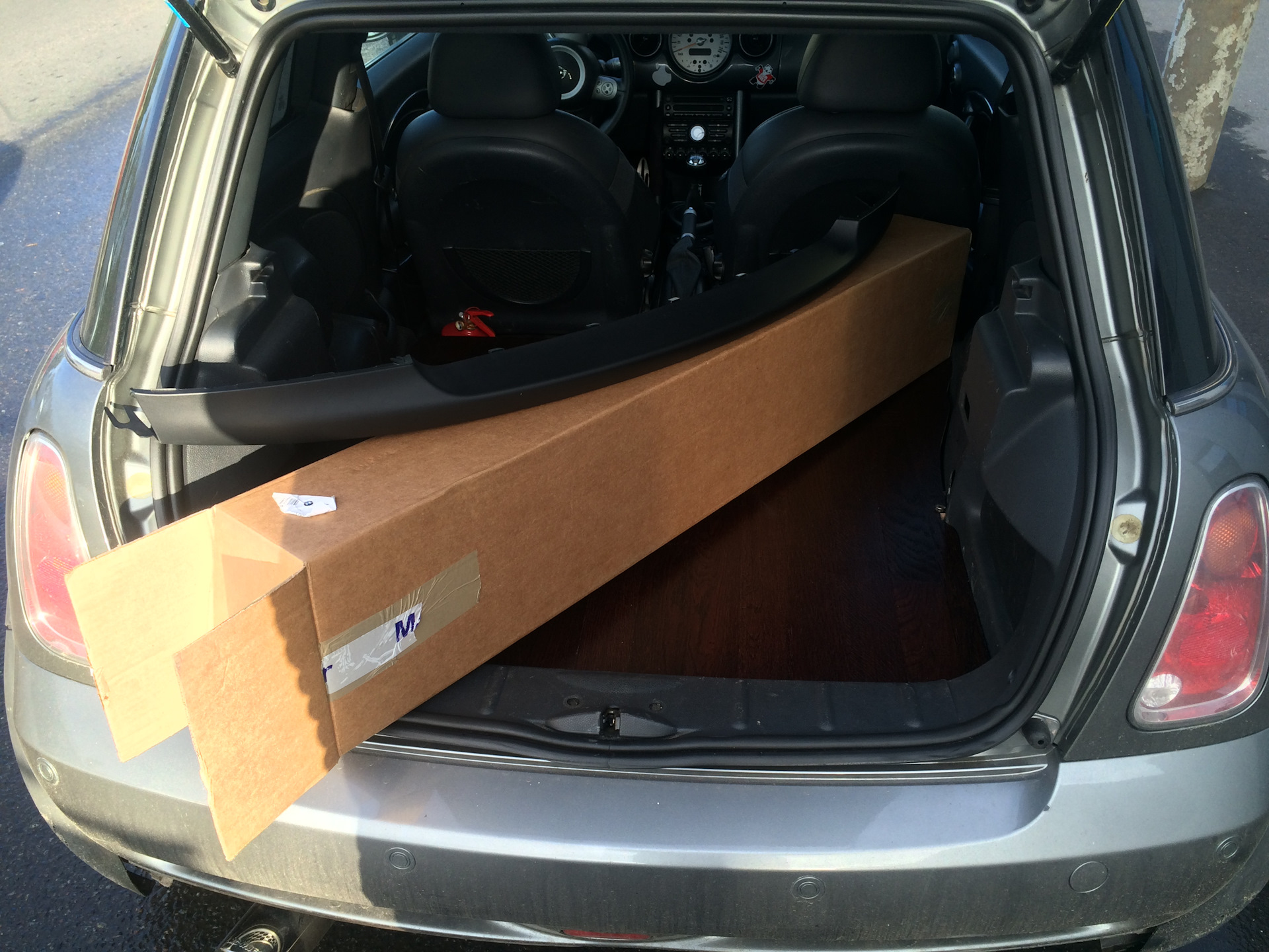 дворники и передняя юбка — MINI Cooper S Mk I, 1,6 л, 2005 года ...