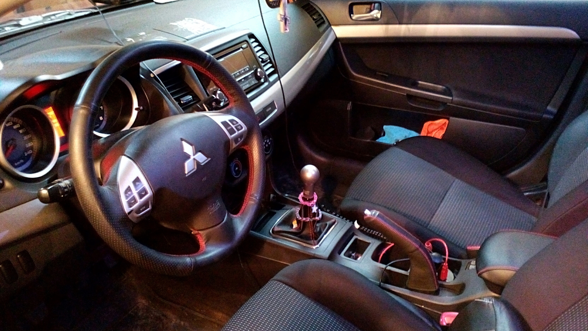 Круиз контроль и мелочевка. — Mitsubishi Lancer X, 1,8 л, 2007 года ...