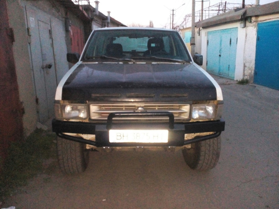 Силовой бампер закончен — Nissan Terrano I, 3 л, 1989 года | тюнинг ...